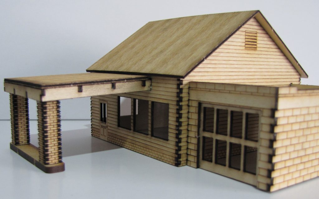 Trackside Models - HO Scale - Laser Cut "The Service Station ...