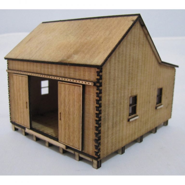 Trackside Models - HO Scale - Laser Cut "The Sawtooth Shed" - Somerset ...
