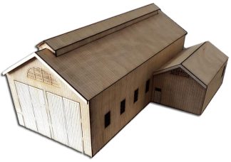 Trackside Models - HO Scale - Laser Cut "Strath Engine Shed" - SM1054 ...