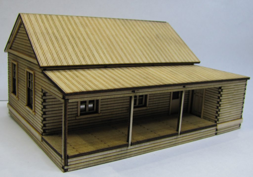 Trackside Models - HO Scale - Laser Cut "The School" - Somerset Models