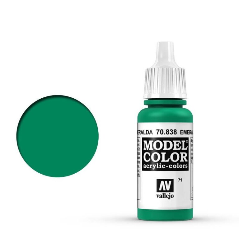 Vallejo Model Color Paint - Emerald - 70838 - Somerset Models