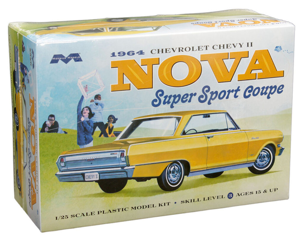 Moebius 1/25 1964 Chevy Nova Super Sport Plastic Model Kit [2320 ...
