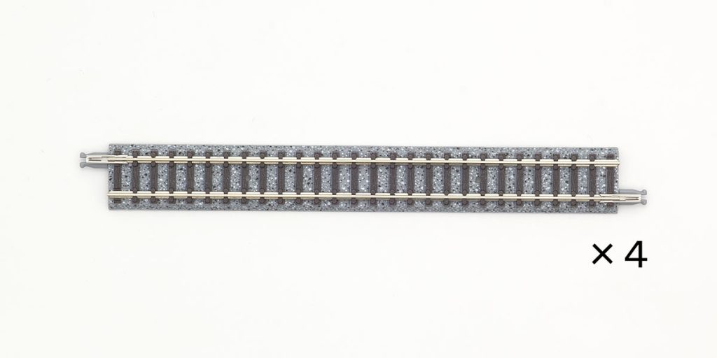 Tomix N Straight Track 5-1/2" 140mm (4) - TMX01801 - Somerset Models