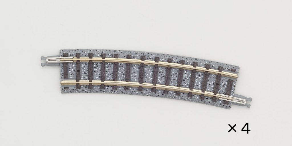 Tomix N Curve Track 11" 280mm Radius 15° (4)- TMX01854 - Somerset Models