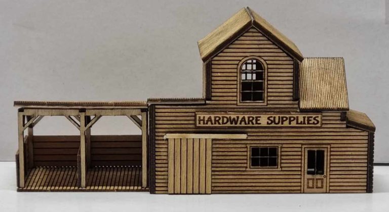 Trackside Models SM1076 - HO Scale - Laser Cut "Hardware Store ...